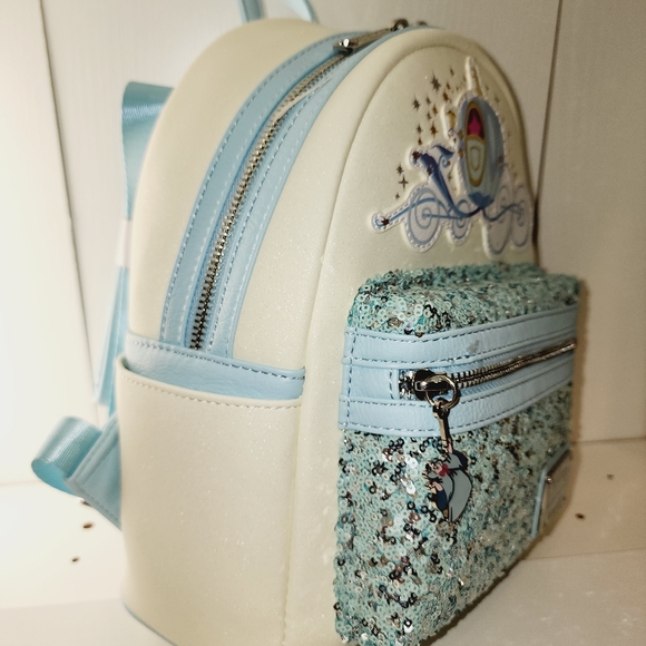 Loungefly | Bags | Loungefly Disney Cinderellas Magical Carriage Sequin ...